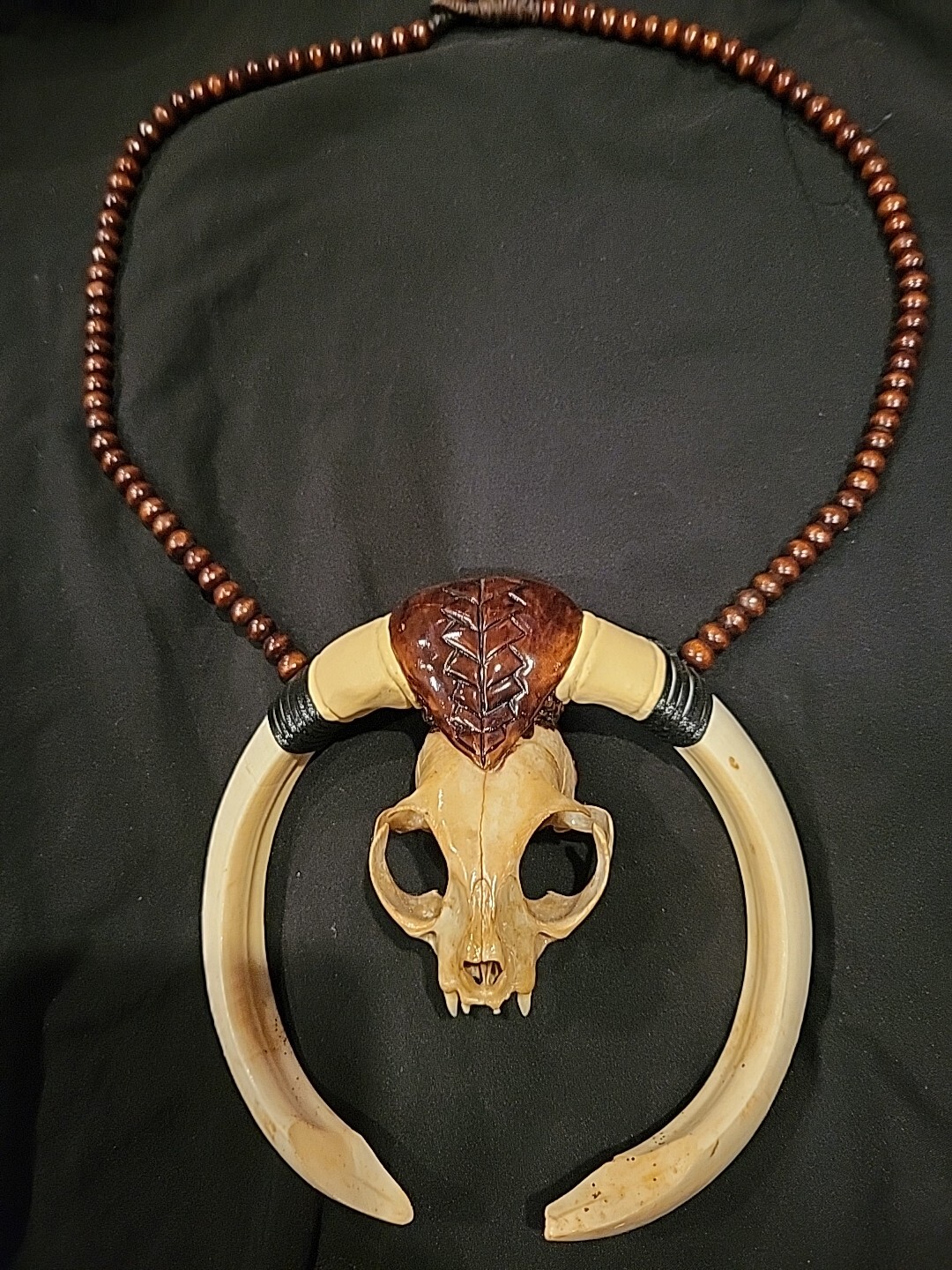 Native American Shaman Boar Teeth Mayan Aztec Lakota Mexica Apache ...