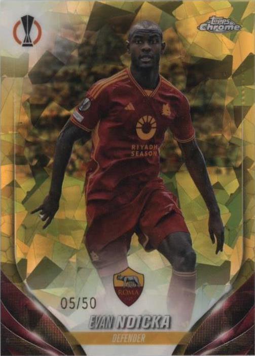 2023-24 Topps Chrome Uefa Club Competitions Sapphire Edition - Evan ...