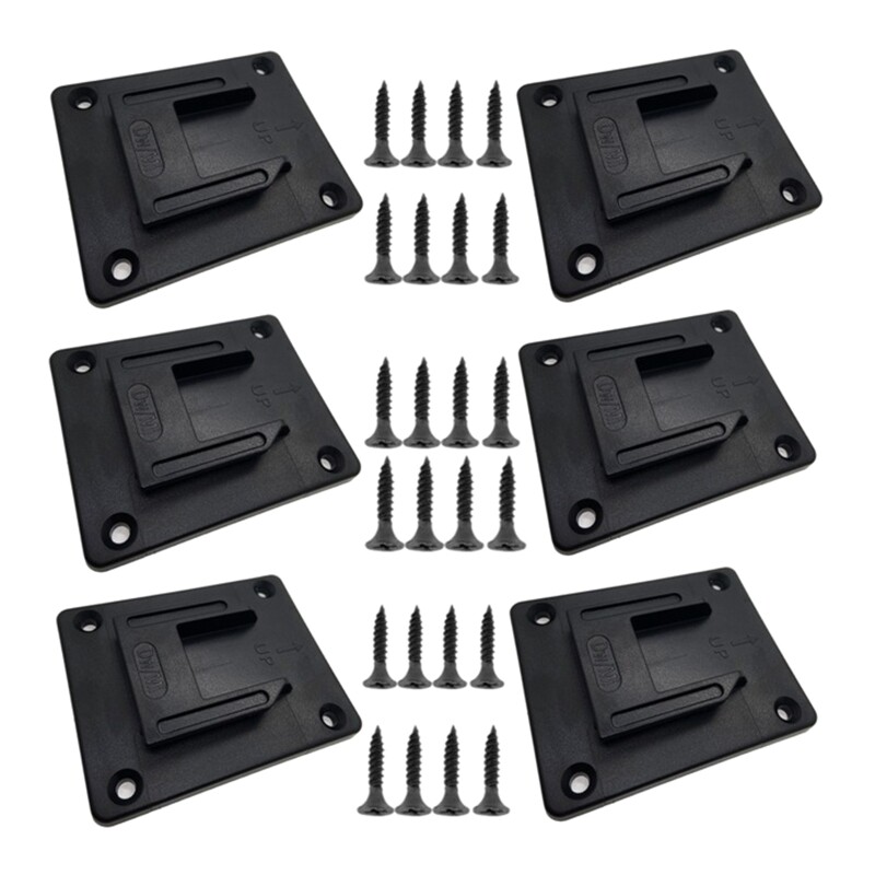 6Pcs Electric Tools Machine Drill Holder Slots Stand Organizer for 14.4 ...