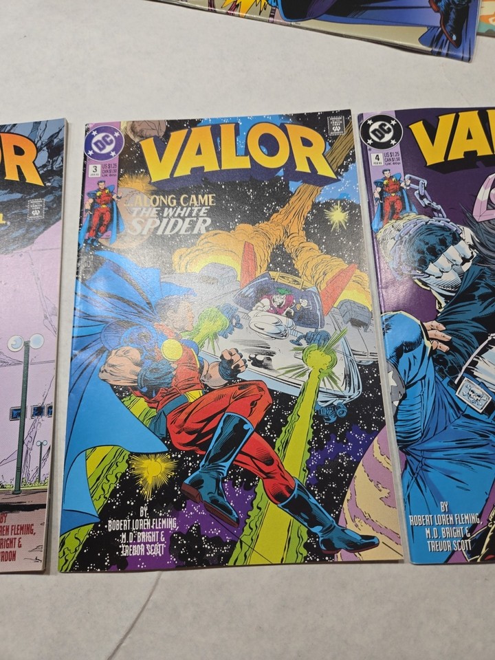 Valor #2 #3 #4 (DC Comics, 1993) In VF- Condition, Featuring Lobo T45 ...