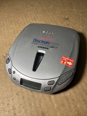 SONY CAR READY DISCMAN ESP2 GROOVE D-E406CK PORTABLE CD PLAYER | eBay