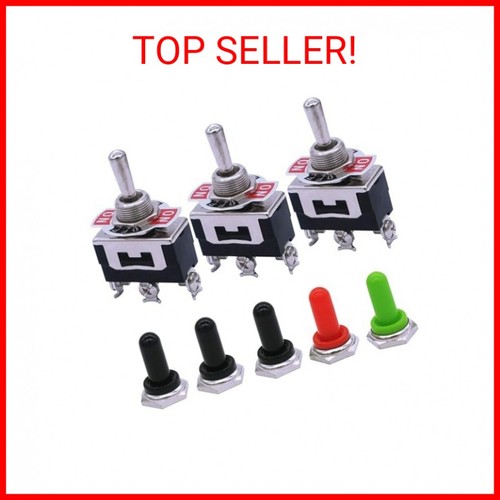 3pcs Momentary Toggle Switch SPDT 3 Position 3 Way 16A 250V 20A 125V ...