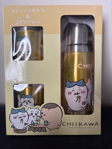 Chikawa stainLess steel bottle & 2P mug set | eBay