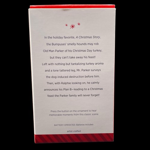 2014 Hallmark Keepsake Ornament Bumpuses A Christmas Story Magic Sound ...