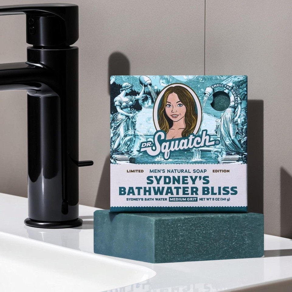 Dr. Squatch Sydney Sweeney Bathwater Bar Soap LE 5000 - IN HAND | eBay