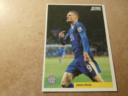 JAMIE VARDY (LEICESTER), RARE FOOTBALL ROOKIE CARD SO FOOT (JT29) | eBay