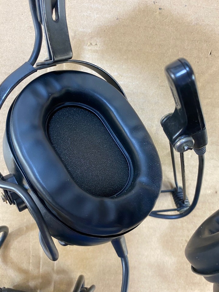 Flightcom Classic ANR Aviation Flight Pilot Headset Vintage Military | eBay