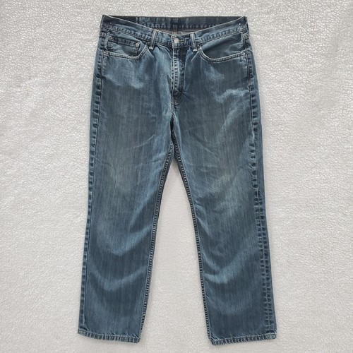 Levi's 514 Men's 36x30 Blue Straight Leg Denim Stretch Jeans | eBay