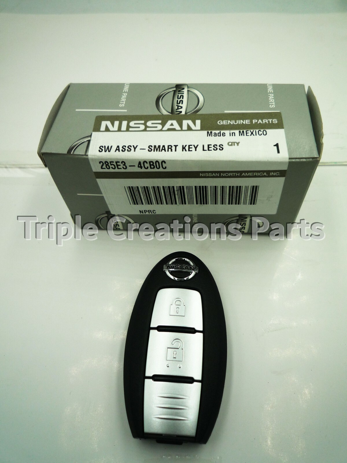 285E3-4CB0C Genuine Nissan Infiniti SWITCH ASSY-SMART KEYLESS ...