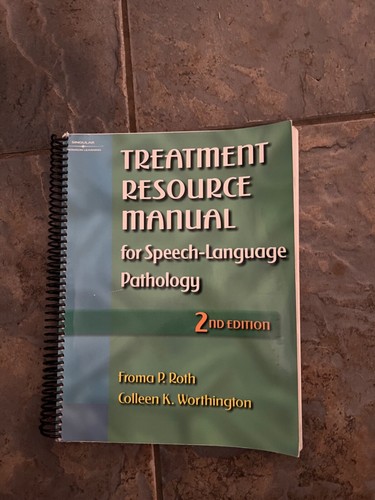 Treatment Resource Manual for Speech-Lanuage Pathology | eBay