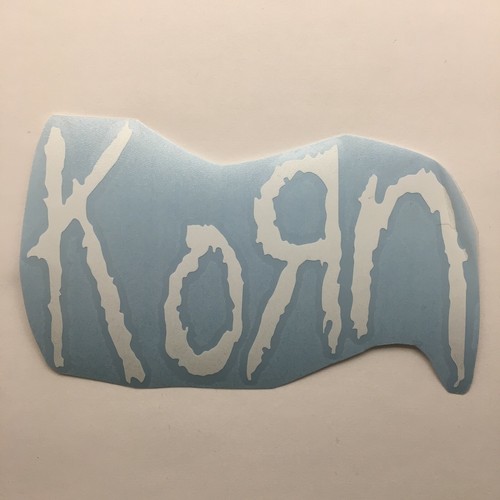 Korn Band Logo Die Cut Vinyl Sticker Classic Hard Rock and Roll Metal ...