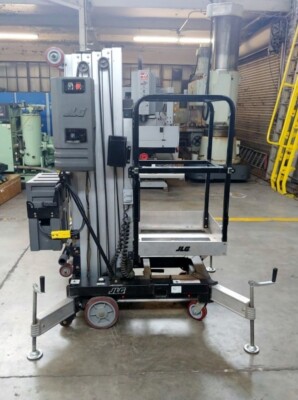JLG 25AM 25' Electric Mast Man Lift Portable Man Aerial Push-Around | eBay