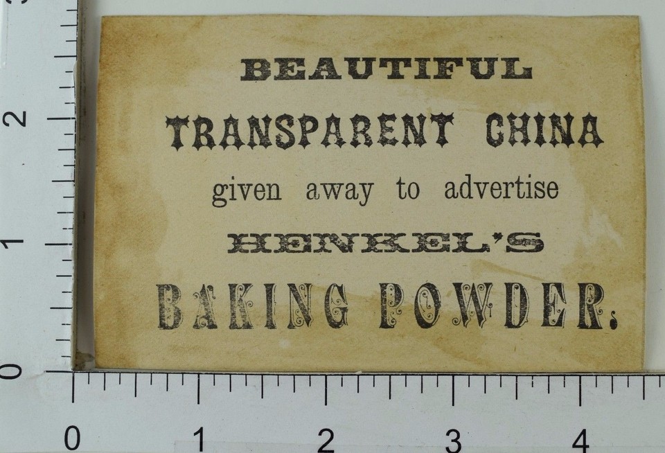 Babbitt & Worcester Henkel's Baking Powder Lovely Actress Nellie ...