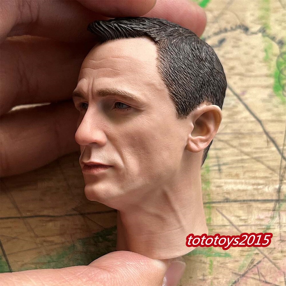 1:6 Daniel Craig James Bond Head Sculpt For 12" Male soldier Figure ...