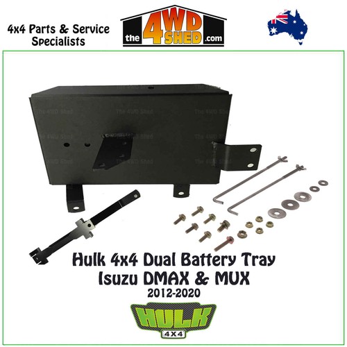 Hulk 4x4 Dual Battery Tray suits Isuzu DMAX & MUX 2012 - 2020 | eBay ...