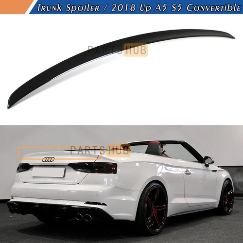 For 18-24 Audi A5 S5 B9 Convertible Performance Glossy Black Trunk ...