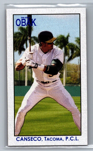2010 TRISTAR Obak Jose Canseco #17 Mini T212 Card | eBay
