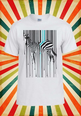 Dripping Zebra Art Animal Barcode Men Women Vest Tank Top Unisex T ...
