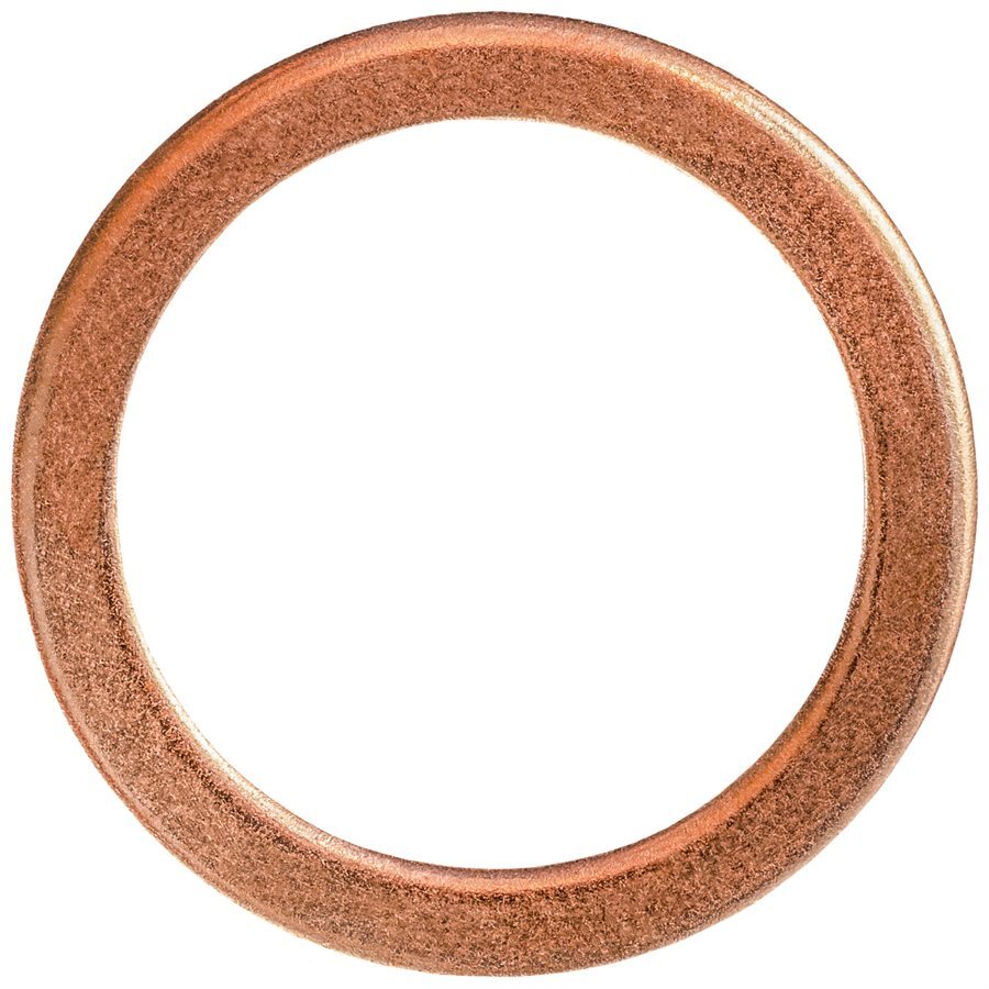 Copper Oil Drain Plug Gasket M20 x M26 19.8mm ID, 26mm OD, 1.5mm Thick ...