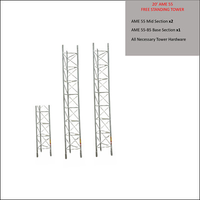 AMERITE ~ 20' AME 55 FREE STANDING TOWER W/5' BASE - AUTHENTIC OEM | eBay