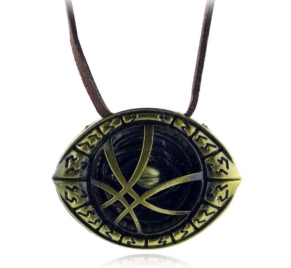 Dr Doctor Strange Amulet Necklace Pendant The Eye of Agamotto Costume ...