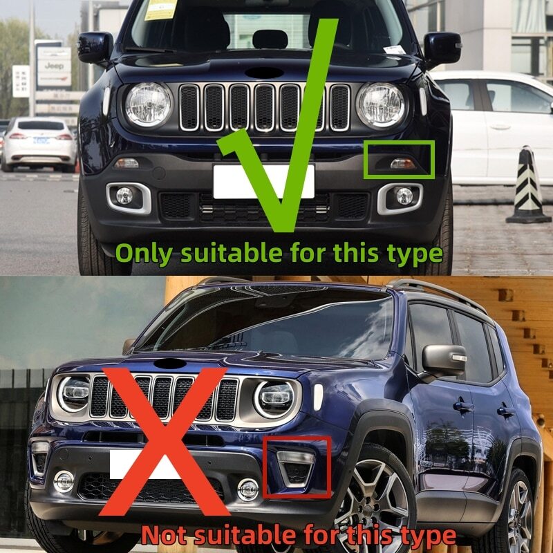 Front DRL Daytime Running Light Turn Signal Lamp Bulb For Jeep Renegade ...