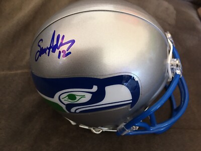 SAM ADKINS SEATTLE SEAHAWKS SIGNED AUTOGRAPHED FOOTBALL MINI HELMET ...
