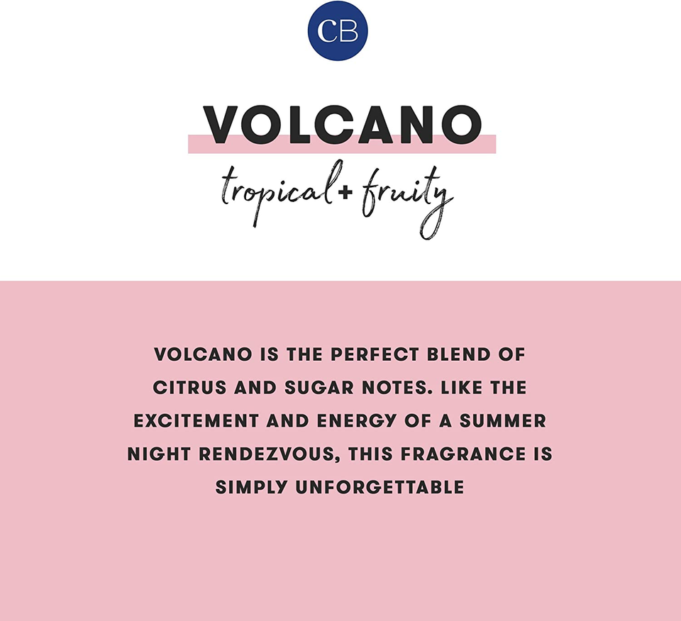 Capri Blue Volcano Scented Candles - Luxury Glass Jar Candles for Home ...