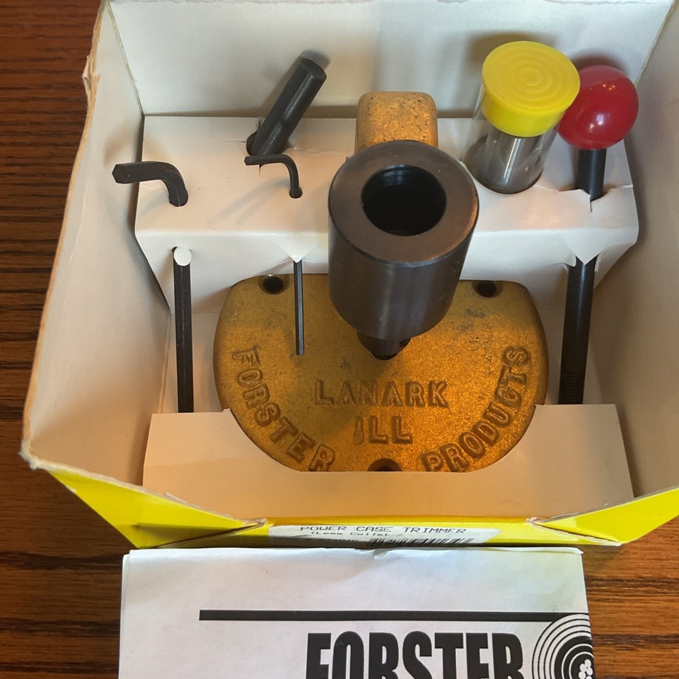 Forster Power Case Trimmer New Old Stock Part #PT1010 | eBay