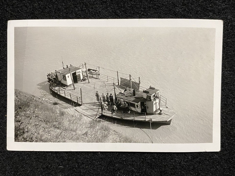 Mobridge South Dakota SD South Ferry Missouri River Antique Snapshot ...