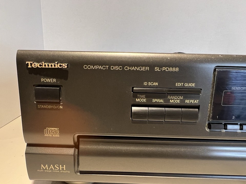Technics Compact 5 Disc Rotary Changer System SL-PD888 Black NO REMOTE ...