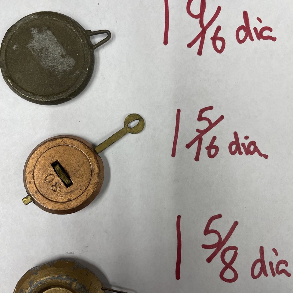 10 ANTIQUE PENDULUM BOBS, Seth Thomas,Ingraham ,Ansonia, Sessions ...