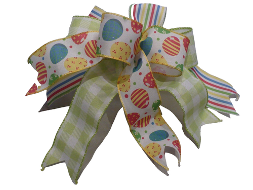 12" X 12" Handmade Easter Ribbon Bow 3 Designs | eBay