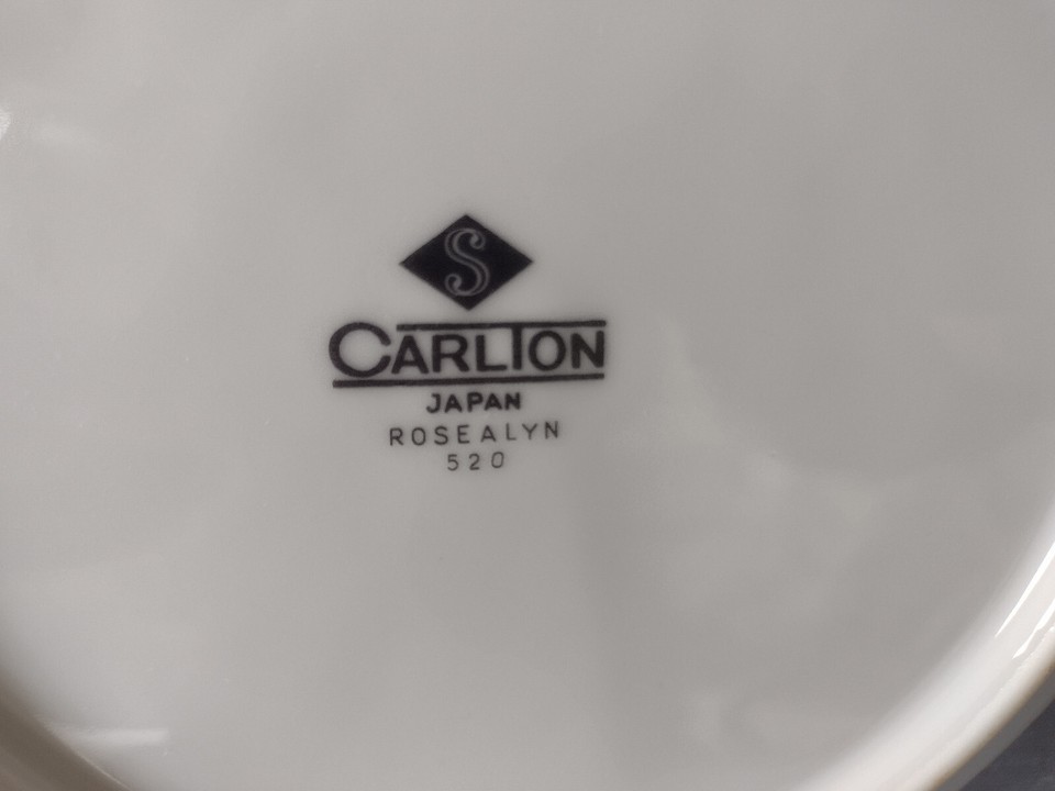 Carlton China 9" Serving Bowl Rosealyn Floral Pattern Japan Vintage | eBay