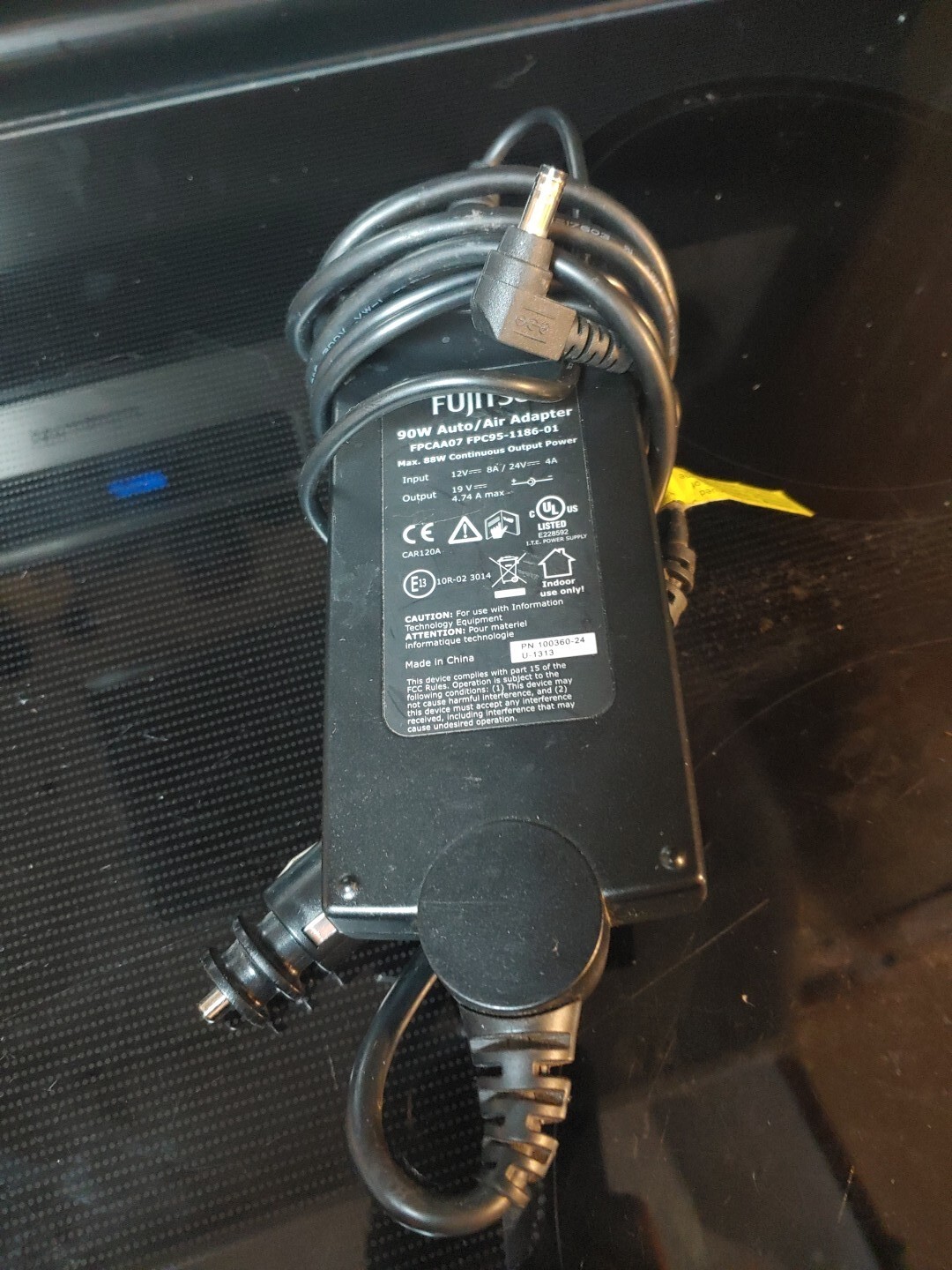 Original Fujitsu 90W DC Adapter Car Auto Laptop Power Supply | eBay
