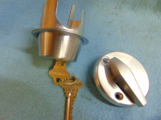 Falcon Cylinder X Thumbturn Deadbolt Lock D241b 626 - SFIC & 2 Keys ...