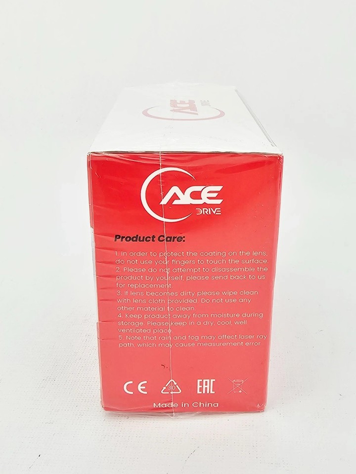 Ace Drive Laser Golf Range Finder Trajectory Speed Distance 1000 Yards ...