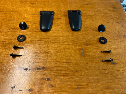 🍀97-02 Ford Expedition Rear Hatch Glass Liftgate WINDOW Hinge Set DOOR ...