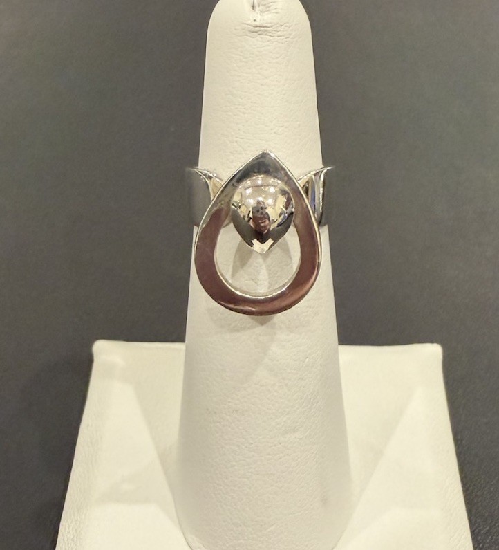 Vintage Sterling Silver 925 Spinner Motion Modernist Ring | eBay