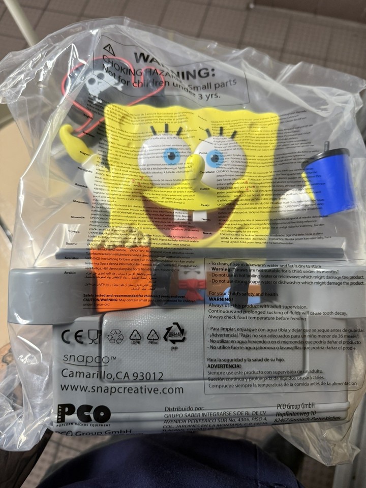 SpongeBob SquarePants Movie 2025 Popcorn Bucket & Cup Regal Cinema NEW ...