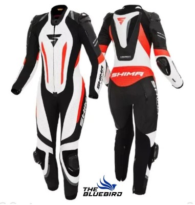 Bluebird Womens Custom Fit One-Piece Black Leather Motorcycle Racing ...