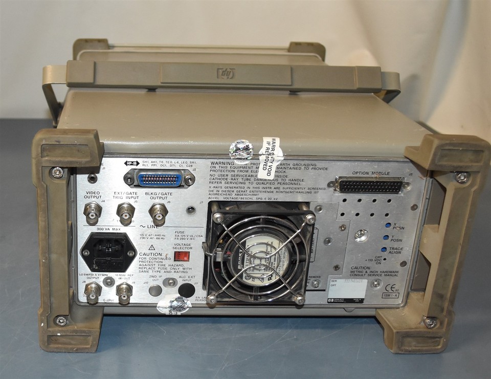 HP 8563E 26.5GHz Spectrum Analyzer | eBay