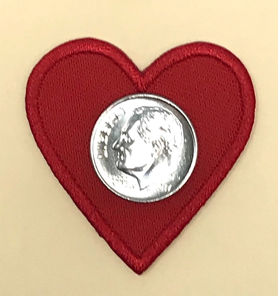 HEART Emoji Iron On Patch Artist Union Embroidered Sew On Applique DIY ...