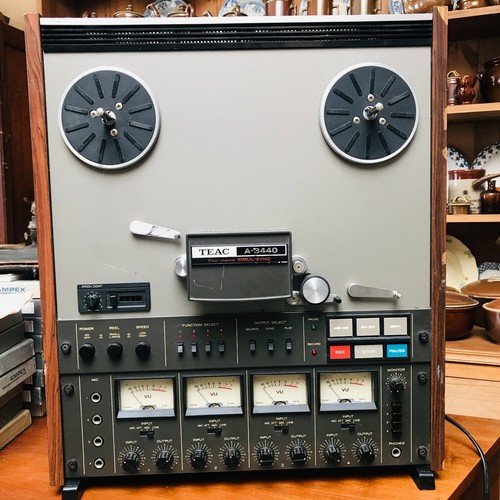 Teac A-3340 4 Track Reel To Reel Tape Recorder + TASCAM dbx - SERVICED ...