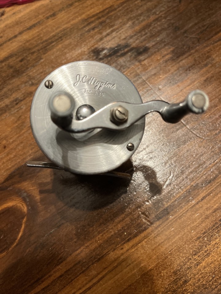 J.C.HIGGINS vintage bait casting fishing reel collectible 312.3186 ...