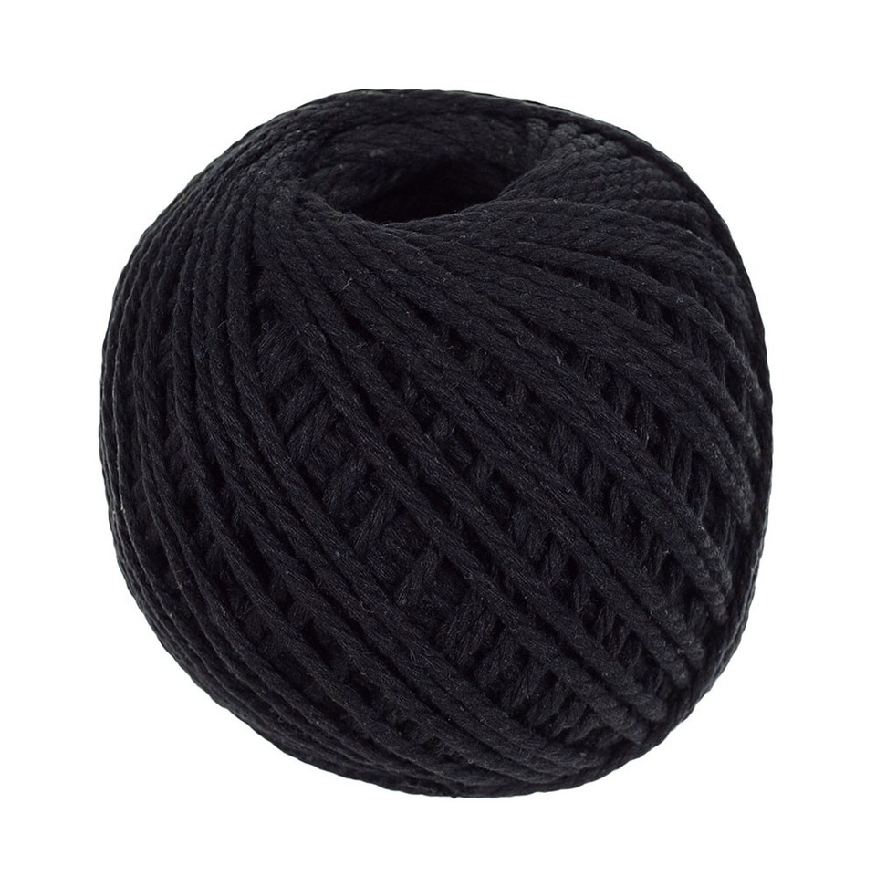 Craft County 100M-4mm Diameter Crafting Cotton Rope - 5 Colors-Macrame ...