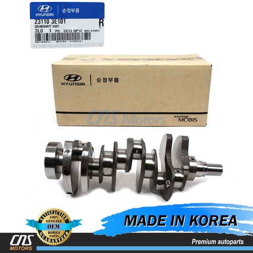 GENUINE Crankshaft for 02-10 Santa Fe Tiburon Tucson Optima Sportage ...