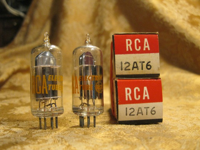Vintage RCA Radiotron Electron Vacuum Tube 12AT6 NOS Untested for sale ...