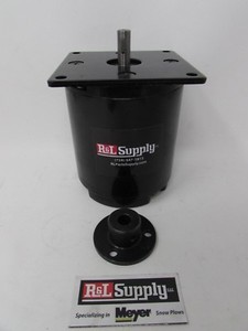 MEYER & BUYERS SALT SPREADER ELECTRIC SPINNER MOTOR 1/2" SHAFT W/ 3 ...