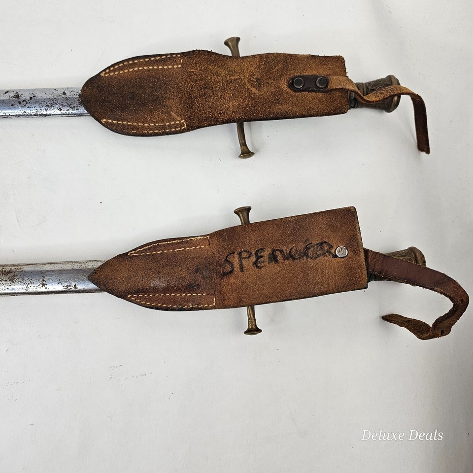 Pair of German Swords w/ Metal Scabbards, approx. 27" Long | eBay